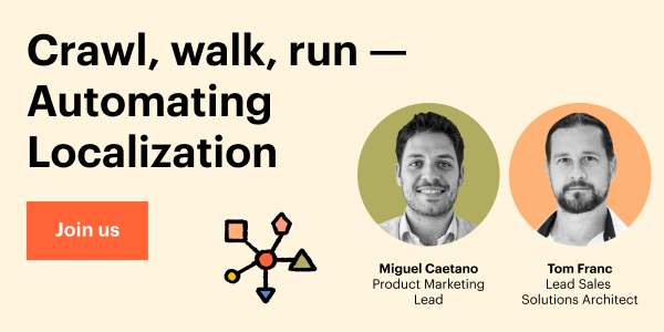 Webinar - Automating localization